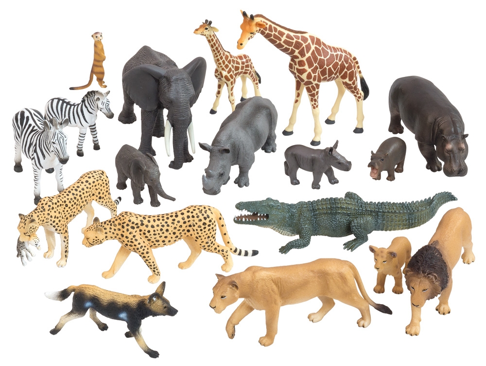 Afrikanische Tiere für Sprachspiele | k2-verlag.ch